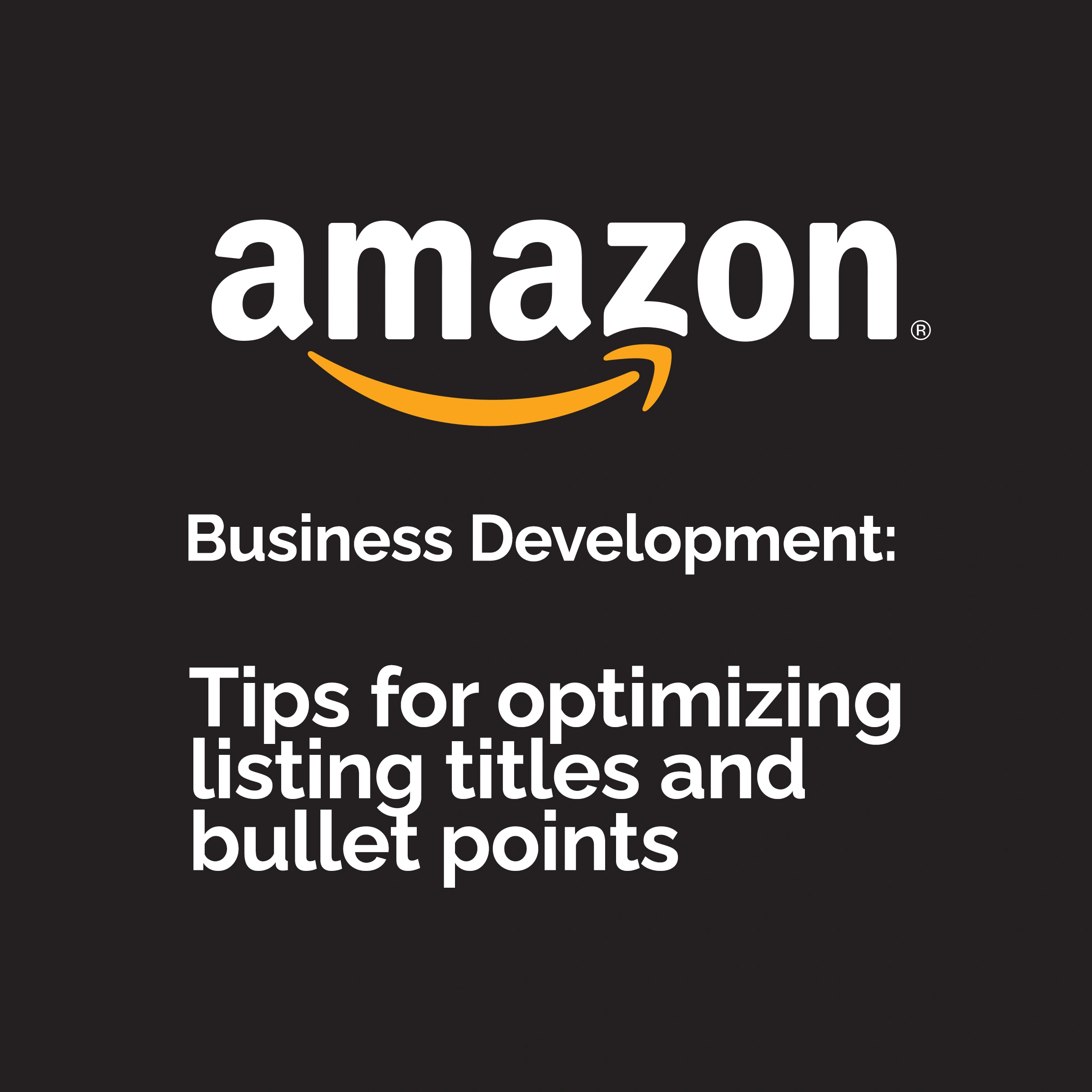 Optimizing Titles and Bullet Points for Successful Supplement Sales on ...